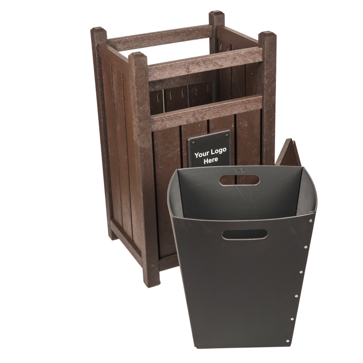 Square EcoPlex Litter Bin | Deluxe Golf Course Bin | BMS Products