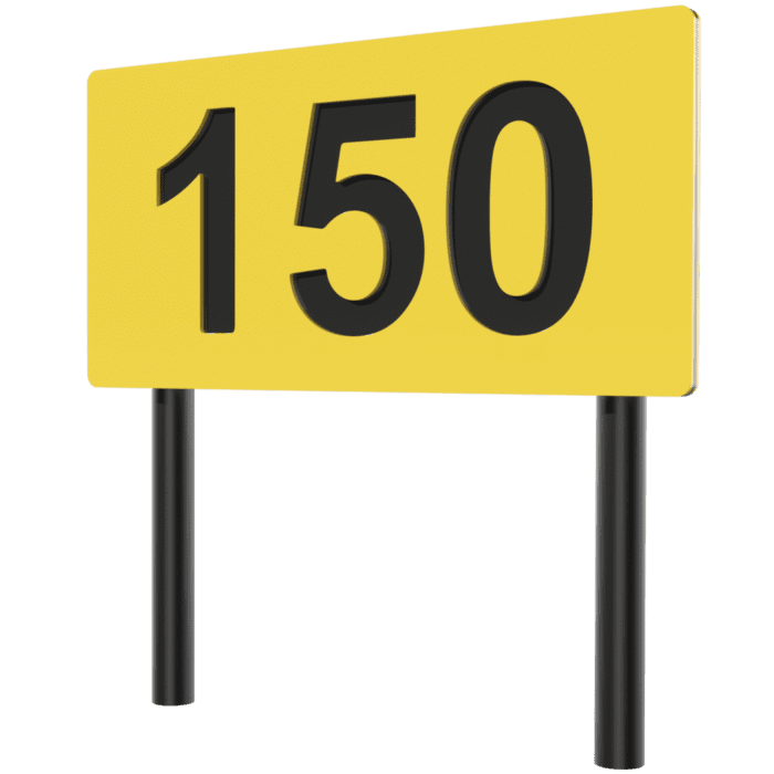 Driving Range Distance Signs | Colour & Distance | BMS Products