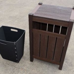 Square EcoPlex Litter Bin | Deluxe Golf Course Bin | BMS Products